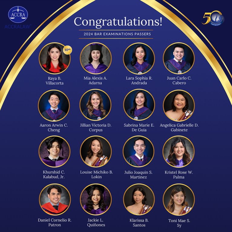 ACCRALAW Associate Ranks in Top 10 of the 2024 Bar, as 16 Associates ...