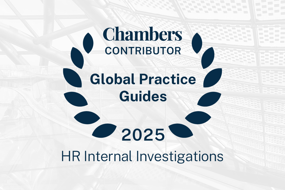 Chambers 2025 Global Practice Guide on HR Internal Investigations - ACCRALAW